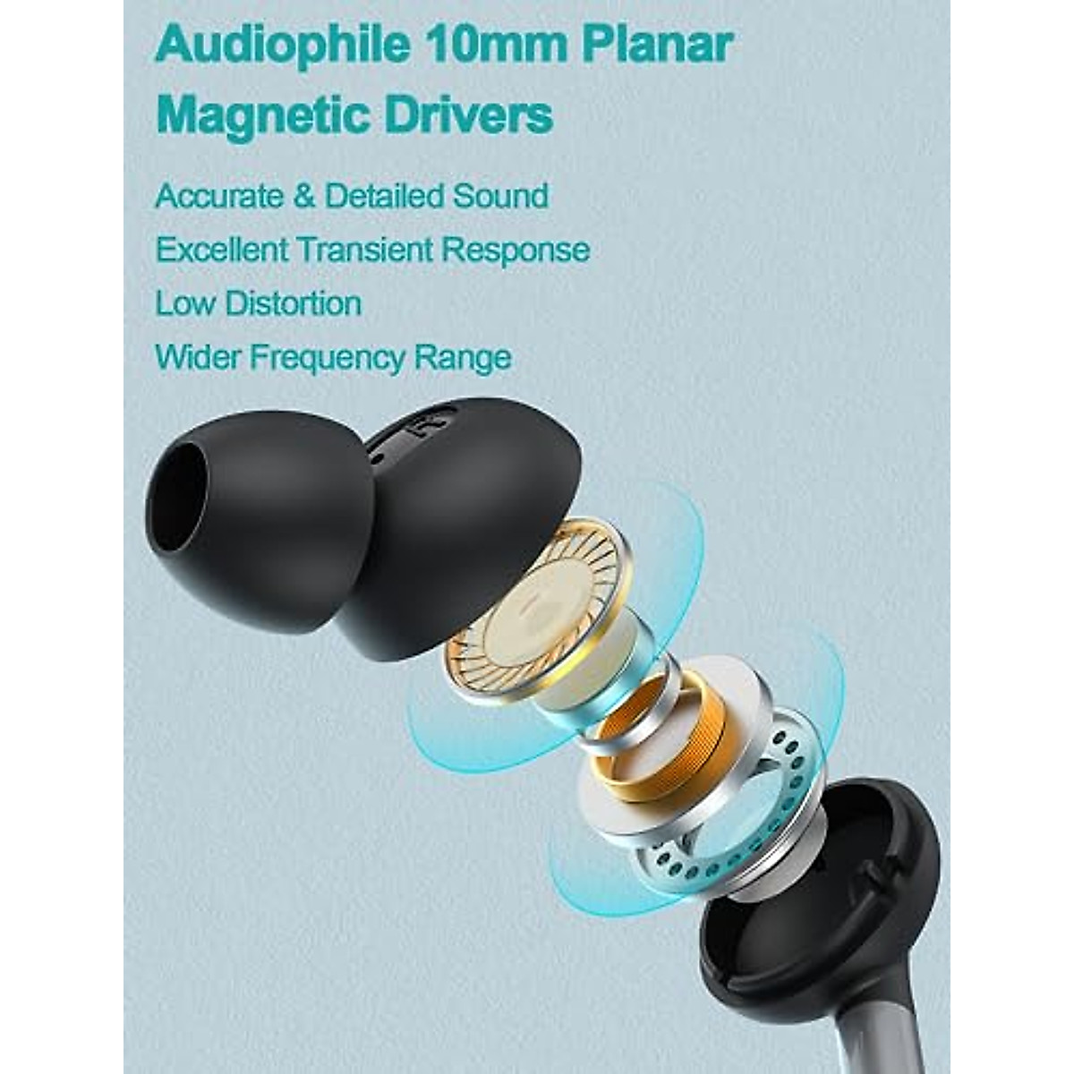 DUKABEL USB PC Earbuds, USB Gaming Earbuds with Mic for PC/PS4/PS5, Black Noise canceling Wired Headphones with Remote for Music, Video Calls, Broadcasting, Work