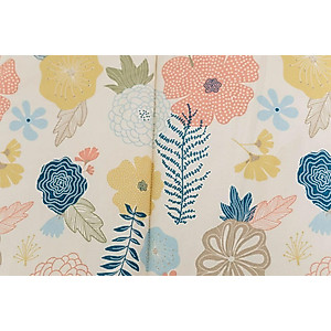 Beddy's Flower Blossoms Girls Durable Zipper Bedding, Bed in a Bag, Floral Sheets and Comforter, Easy to Make and Wash, Includes Pillowcase and Pillow Sham, Kids Zip Bedding, Super Soft All Season