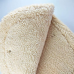 N/A Equestrian Supplies Outdoor Sports Replacement Part Riding Equipment Horse Saddle Pad Performance 65x60cm Fluff Fabric Jumping