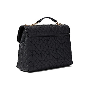 Anne Klein Womens Anne Klein quilted flap shoulder bag, Black, One Size US