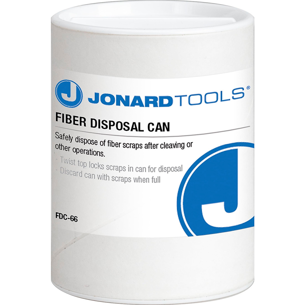 Jonard Tools FDC-66 Fiber Optic Scraps Disposal Can