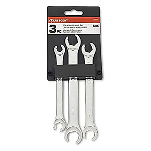 Crescent 3 Pc. SAE Flare Nut Wrench Set - CFNWS0-05