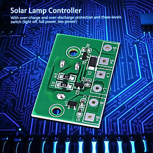 Solar Lamp Controller Module for Solar Lamp Night Light Controller Module Control Circuit Board with Switch