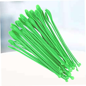 Mobestech 50 Pcs Miniature Kit Chemistry Molecular Model Kit Sampling Spatula Mixing Lab Spatula Mini Scoop Miniatures Electrolyte Hydration Sticks Variety Reagent Disposable Ink