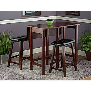 Winsome Lynnwood, 39.37" W x 30" D x 35.43" H, Walnut