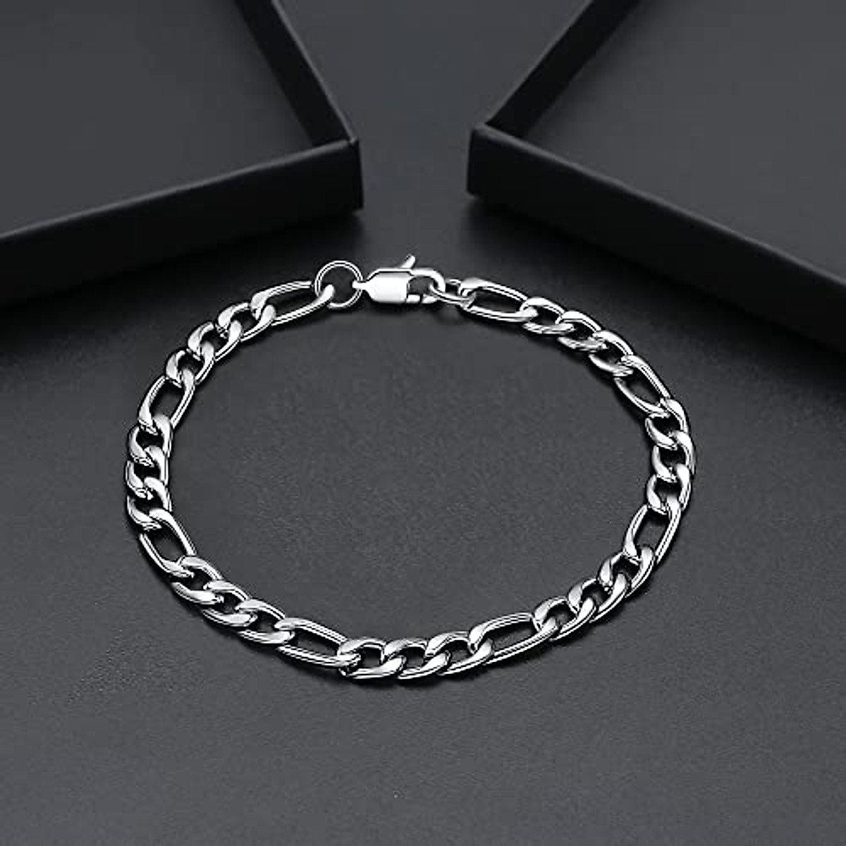 JoycuFF To My Brother Gift,Bracelet for Brother,Christmas Gift for Brother,Chain Bracelet for Men,Chain Bracelet Gift for Brother From Sister Brother,Hip Hop Men Gifts,10 mm Width,7.5 Inches Length