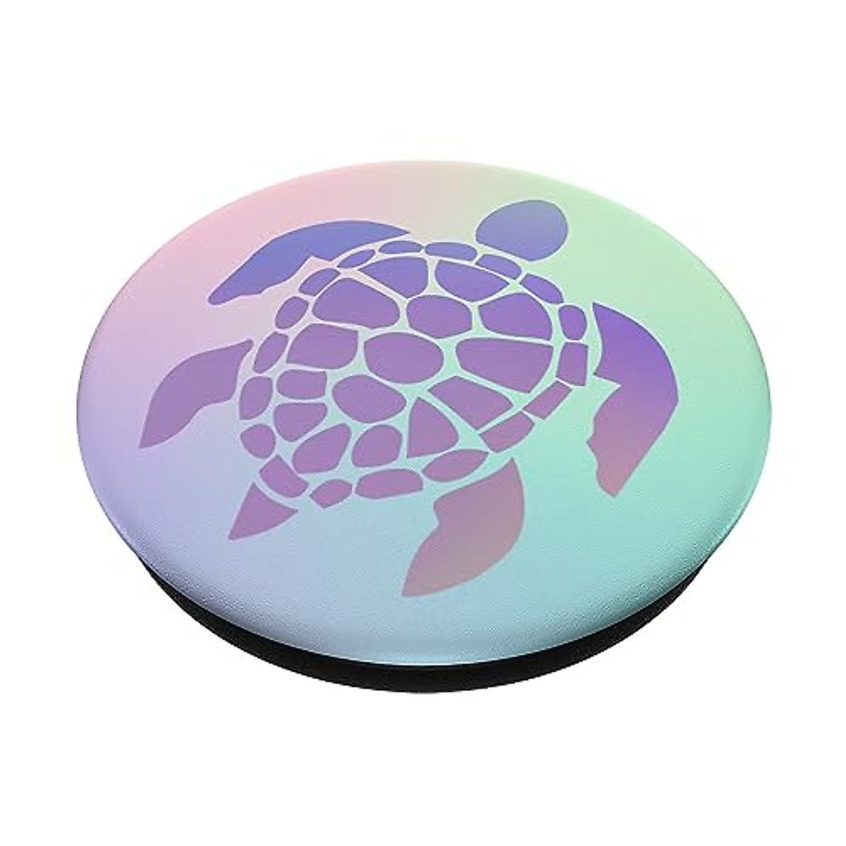 Purple Turtle Rainbow Watercolor PopSockets Standard PopGrip