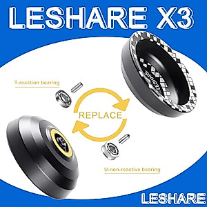 LESHAREYoyo Non-Responsive Pro X3 for Advanced yoyo Players Includes Responsive yoyo for Beginners Aluminum Yoyo for Kids + 5 yoyo Ropes + Gloves + User Instructions