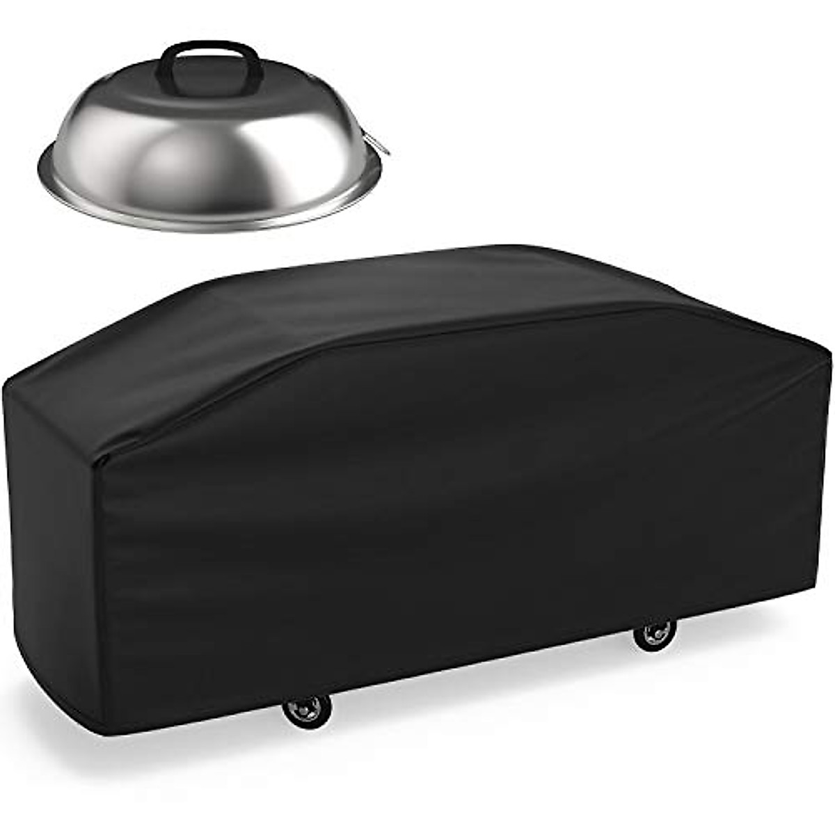 NUPICK Grill Cover for Blackstone 36” Griddle, Camp Chef, Royal Gourmet and More, 600D Waterproof and Weather Resistant, Come with 12 Inch Round Basting Cover