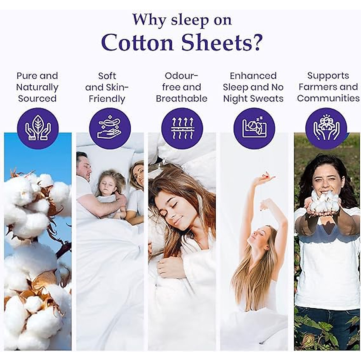 1Pcs 100% Egyptian Cotton Duvet Cover 1000 TC Soft Smooth Hotel Luxury Bedding Duvet Cover with Zipper Closure and Corner Ties Oversized Queen Size (98" x 98") Inch, White Solid