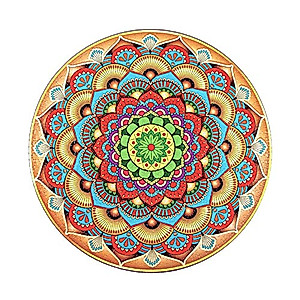 Jigsaw Puzzle 1000 Pieces for Adults. Colorful Round Mandala