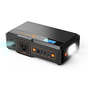 NOVOO Power Bank with AC Outlet, Power Station 100W PD 40000mAh High Capacity Portable Battery Pack for Laptop, Drone, CPAP, Camera, MacBook Pro, Dell XPS, Surface, iPhone, Samsung, iPad and More
