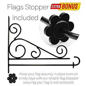 Marine Corps Home Garden Flag - Set Wall Holder Armed Forces USMC Semper Fi United State American Military Veteran Retire Official - House Banner Small Yard Gift Double-Sided Made in USA 13 X 18.5