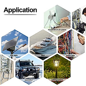 10 Gauge Wire,iGreely 10 Gauge Marine Wire 30FT 10AWG Tinned Copper Boat Cable,2 Core Insulated Duplex Marine Stranded Cable for Automotive Boat Marine Speakers Solar Outdoors Wiring