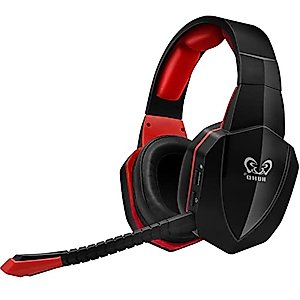 Wireless Gaming Headset Headphones for Nintendo Switch PS5 PS4 PC, 2.4GHz USB Wireless Gamer Headphones for Computer with Detachable Noise Canceling Microphone