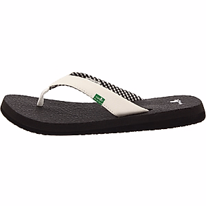 Sanuk Yoga Mat - Cushioned Sandals - Women's White - 8