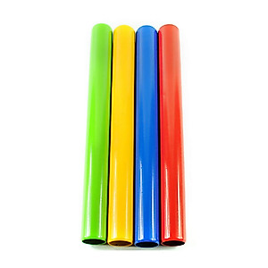 BESPORTBLE 4Pcs Relay Baton Aluminum Track Baton Field Race Batons Running Racing Competition Tools for Students Office Clark Outdoor 2.8cm
