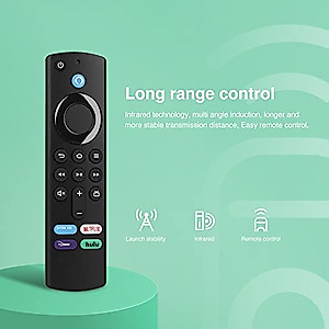 3rd GEN Replacement Voice Remote L5B83G Applicable for Fire TV Cube (1st Gen & 2nd Gen), Fire TV Stick (2nd Gen, 3rd Gen, 4K, Lite,) and Fire TV (3rd Gen, Pendant Design)