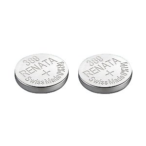 Renata Watch Battery Swiss Made Renata 389 or SR1130SW Or AG10 1.5V (2 Batteries, 389 or SR 1130 SW)