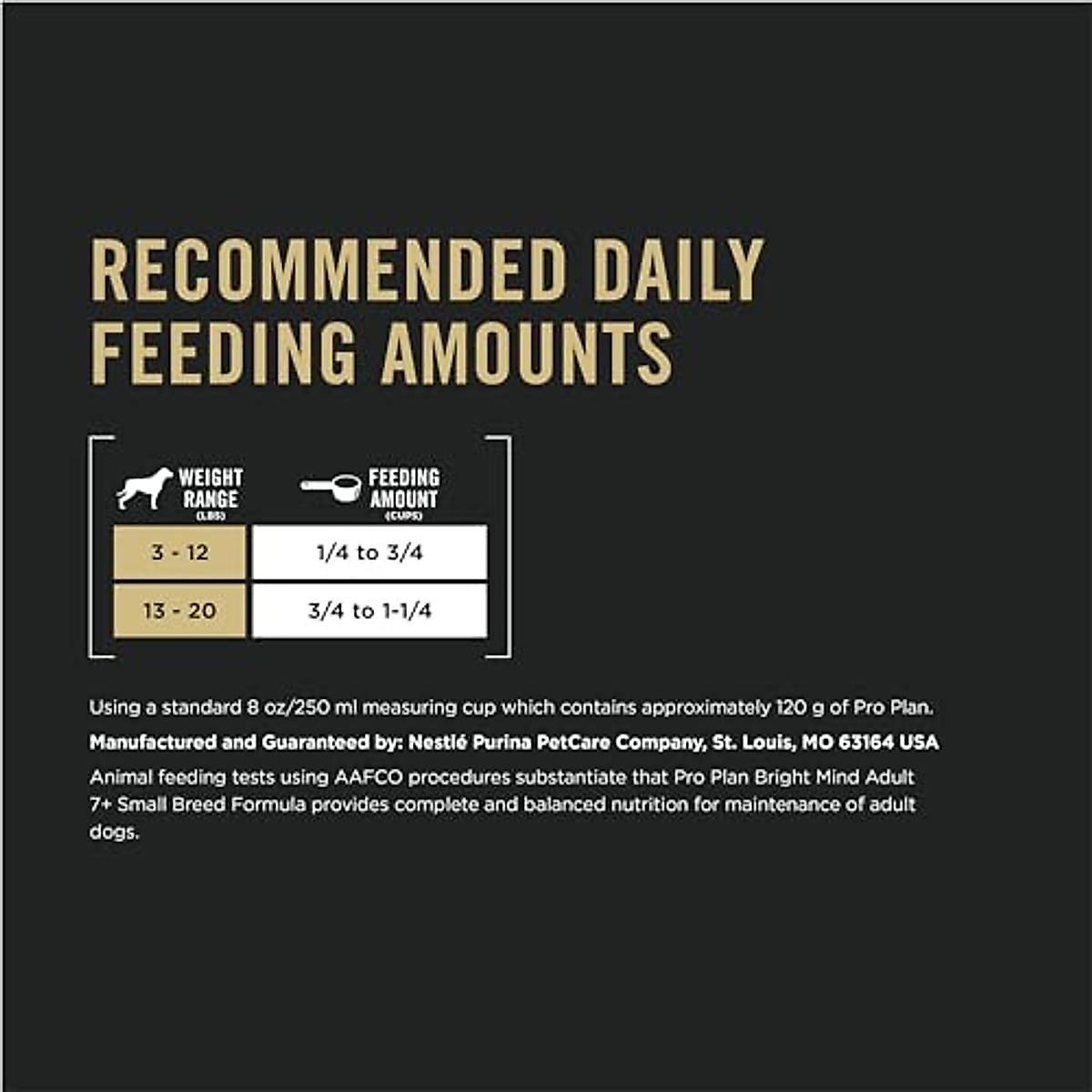 Purina Pro Plan Small Breed Senior Dog Food Bright Mind Seven Plus Chicken and Rice Formula - 5 lb. Bag