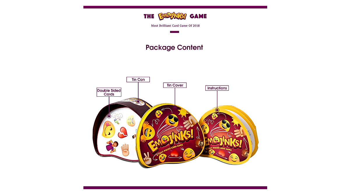 Emojinks Emoticon Card Game - Fun for All Ages