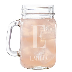 Let's Make Memories Personalized Mason Drinking Jar - Custom Barware - Weddings – Entertaining