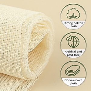 Lineco Bookbinding Super Cloth, Book Making Book Repair Cloth Material for Repairing Old Books, 18x30 Inch. Neutral Color.