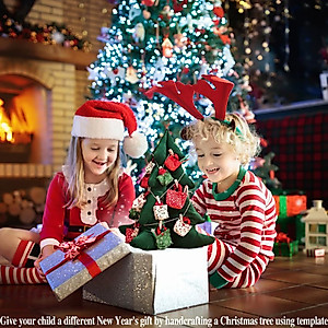 3 Pcs Fabric Christmas Tree Sewing Template,8/12/15 inch Christmas Tree Sewing Pattern Template Quilting Template,Handmade Christmas Tree Quilting Set Pattern Template,DIY Xmas Decor