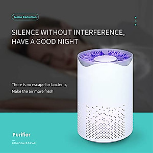 Mini Air Purifier USB UV Sterilization Air Cleaner for 20 Square Meters Bed Room Car Office Smoke Dust Removal