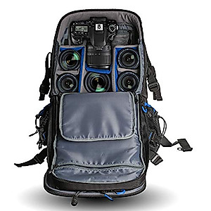 Ultimaxx Extra Large Camera DSLR/SLR Backpack for Nikon, Canon, Sony, Panasonic, Pentax, Olympus, and Fuji Cameras—an Outdoor Hiking/Travelling Backpack with 15.6 Laptop Compartment