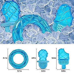ADDPETS Puppy Toys Frozen 3 Pack for Teething Puppies,Puppy Chew Toys for Teething Relieve Teething Pain Itching, Fillable Puppy Teething Toys,Floating Puppy Chew Toys,Teething Comfort in Summer