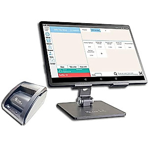 MRBOSS 2“ 58mm POS Cash Register Portable Thermal Receipt Printer with High Speed Printing USB Bluetooth Interface for Supermarket Restaurant Retail Sales Kitchen Support Windows Android MAC