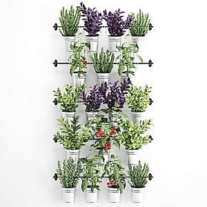 Kicko Large Galvanized Metal Buckets Bulk - 6 Pack - with Handle 5 X 4.5 Inches - Unique Goody Baskets, for Party Favors, Party Accessories and Christmas Decorations