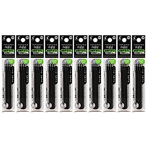 Pilot GPilot Gel Ink Refills for FriXion Ball 3 Gel Ink Multi Pen & FriXion Ball 4 Gel Ink Multi Pen, 0.5mm, Black Ink, Value Set of 10