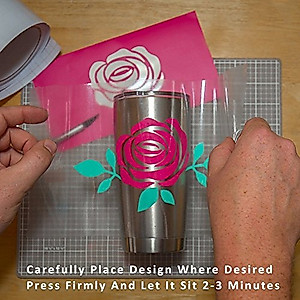 Frisco Craft Premium Clear Transfer Paper Tape - Application Tape Roll for Perfect Alignment of Silhouette Cameo, Cricut Adhesive Vinyl for Decals (12" x 50 FT)