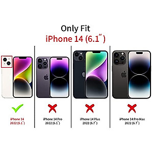 Ownest Compatible for iPhone 14 Case for Clear Frosted PC Back 3D Floral Girls Woman and Soft TPU Bumper Protective Silicone Slim Shockproof Case for iPhone 14 6.1 Inch-Purple