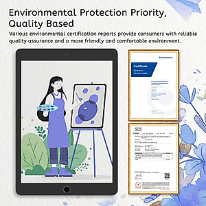 MOBDIK [2 Pack] Paper Screen Protector Compatible with iPad 9/8/7 (10.2-Inch, 2021/2020/2019, 9th/8th/7th Generation), Crafted for Natural Writing, Anti Glare with Easy Installation Kit