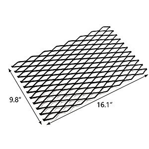 DOEWORKS Fireplace Grate Ember Retainer 16 x 10 inch