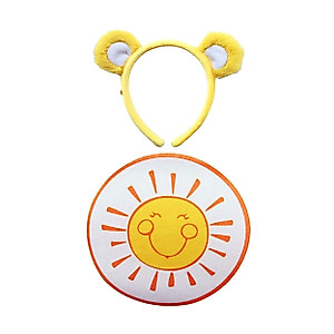 Care Bears Funshine Bear Headband Ears and Patch Kit Standard