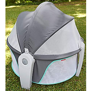 Fisher-Price On-the-Go Baby Dome Bubbles, travel portable play space and napping spot with canopy [Amazon Exclusive]