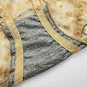 Underwear Women Seamless Thongs for Women Low Rise Floral Lace Stretch Open T-Back Thongs Breathable Solid Color Bowknot Strap Underwear Seamless Underwear for Women