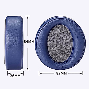 Replacement Ear Pads for Sony MDR-XB950BT MDR-XB950N1 MDR-XB950B1 MDR-XB950AP MDR-XB950/H Headphones Headset Soft Protein Leather Ear Cushions - Black