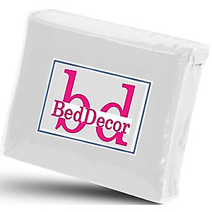 BedDecor 3 Piece 3 Line Embroidery Duvet Set with Zipper & Corner Ties 100% Egyptian Cotton 500 Thread Count Premium Hotel Quality Decorative Bedding (Chocolate,King/California King)