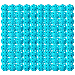 Franklin Sports X-26 Indoor Pickleballs - Bulk Indoor Court Pickleball Balls - USA Pickleball (USAPA) Approved Tournament Pickleballs - Bulk 100 Pack Inside Pickleballs - Blue