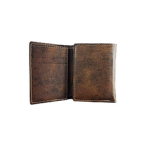 Slattery Irish Coat of Arms Rustic Leather Wallet