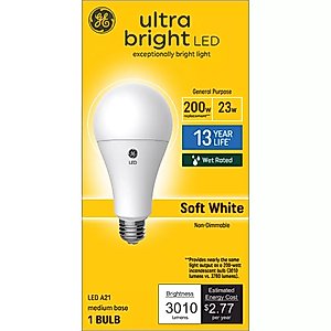 LED A21 E26 SW 200W 1PK