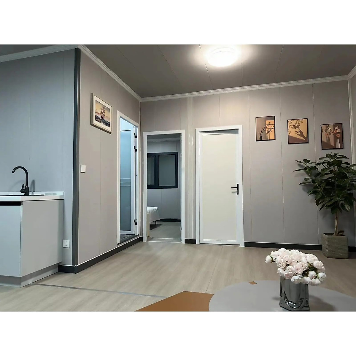 Container House Prefabricated 2 Bedroom 1 Bath Room 1 Kitchen Container House