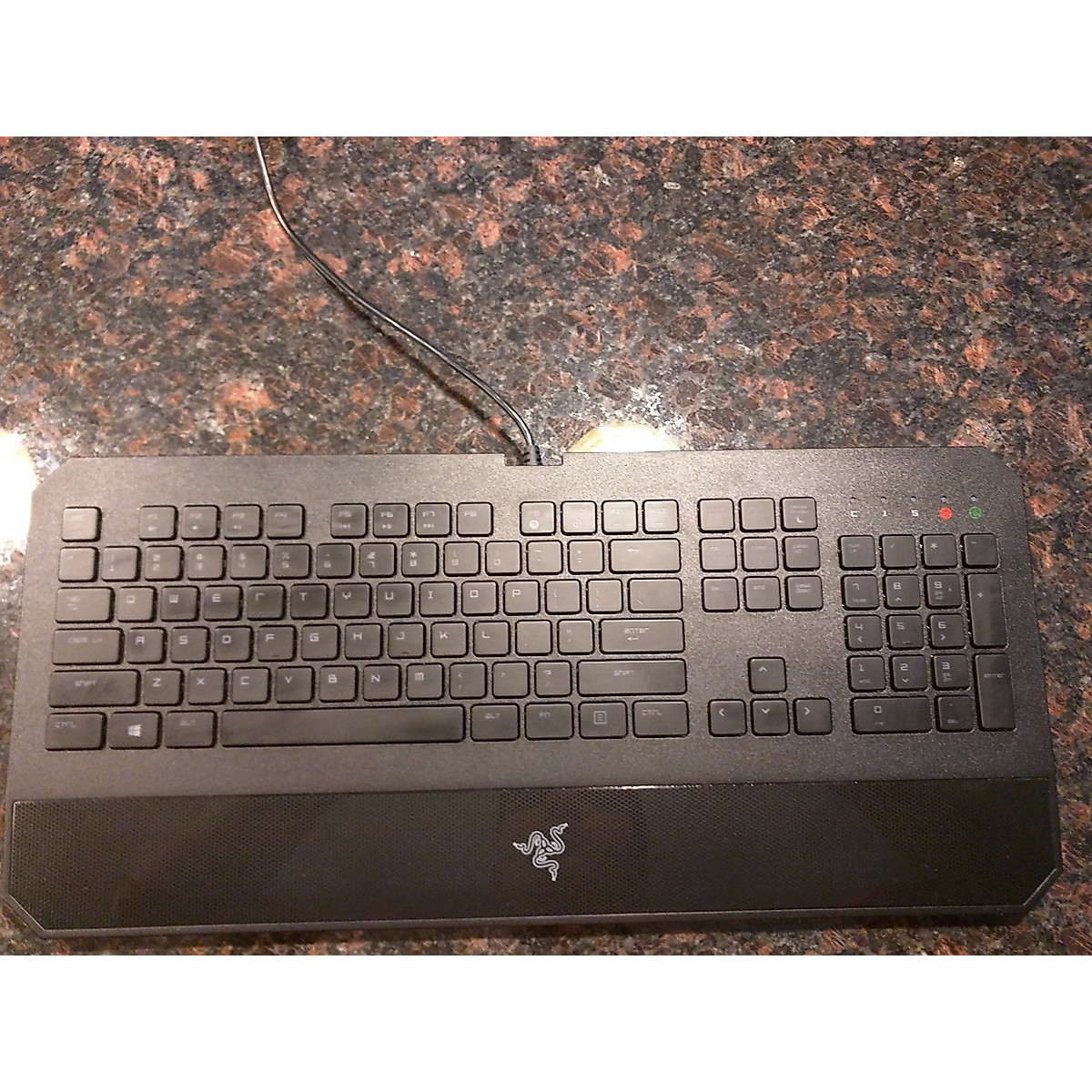 Razer RZ03-00800100-R3U1 DeathStalker Expert - Backlit Ergonomic Fully Programmable Membrane Black Gaming Keyboard - 10 Key Rollover