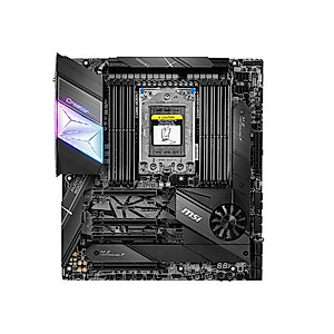 MSI Creator TRX40 Motherboard (AMD sTRX4, PCIe Gen4, M.2, USB3.2 Gen2x2, DDR4, 10G LAN, Wi-Fi 6, eATX)