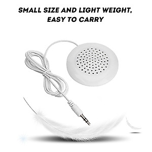 VBESTLIFE Portable CD DIY Pillow Speaker 3.5mm Mini Stereo Speaker for MP3 Phone